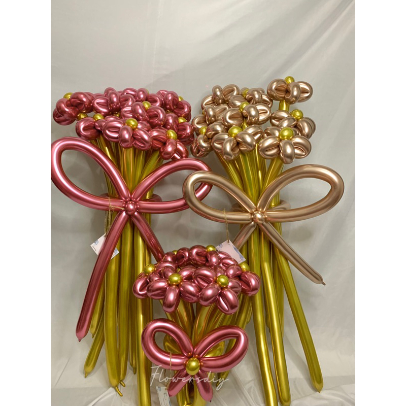 Jual BUKET BALON BUNGA ( SELESAI 2 JAM ) INSTAN /HADIAH WISUDA,ULANG ...