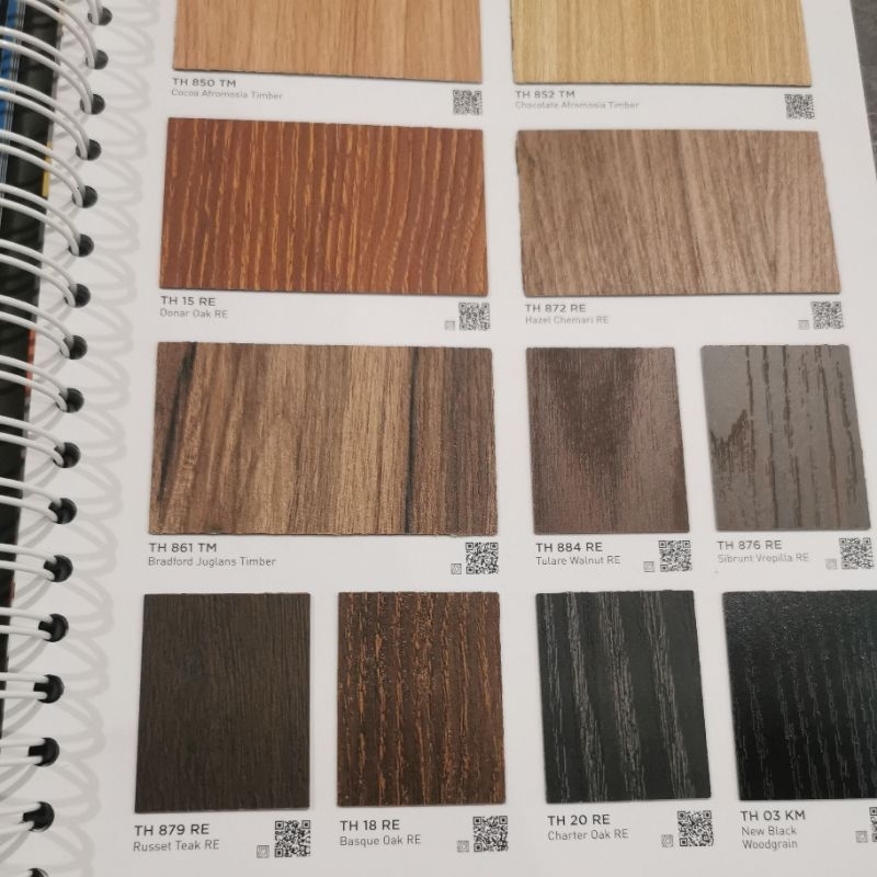 Jual HPL TACO motif textured woodgrain kayu embos timbul tipe RE gojek grab area Surabaya ...