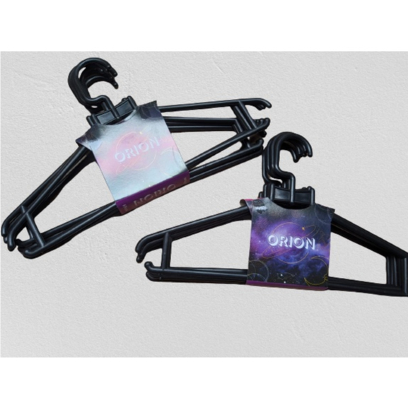 Jual HANGER BAJU WARNA HITAM / GANTUNGAN BAJU ISI (6 pcs) | Shopee ...