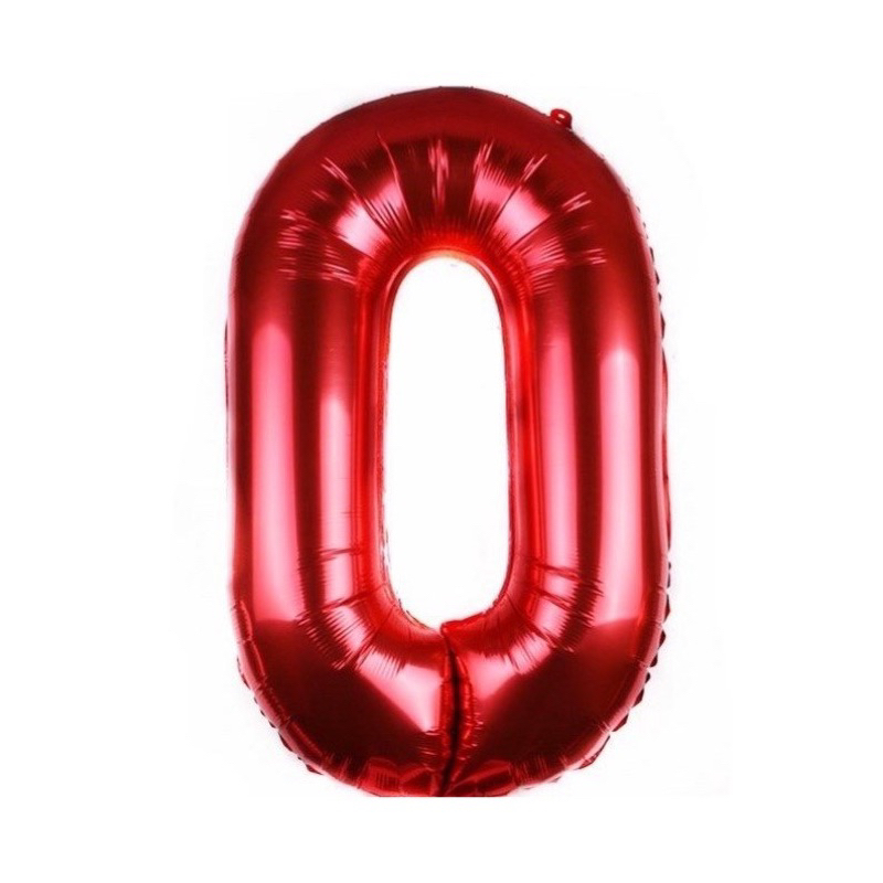 Jual BALON ANGKA MERAH JUMBO UKURAN 75 CM | Shopee Indonesia