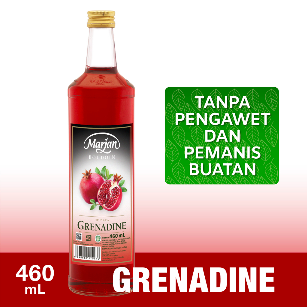 Jual Marjan Boudoin Syrup Grenadine 460ml | Shopee Indonesia