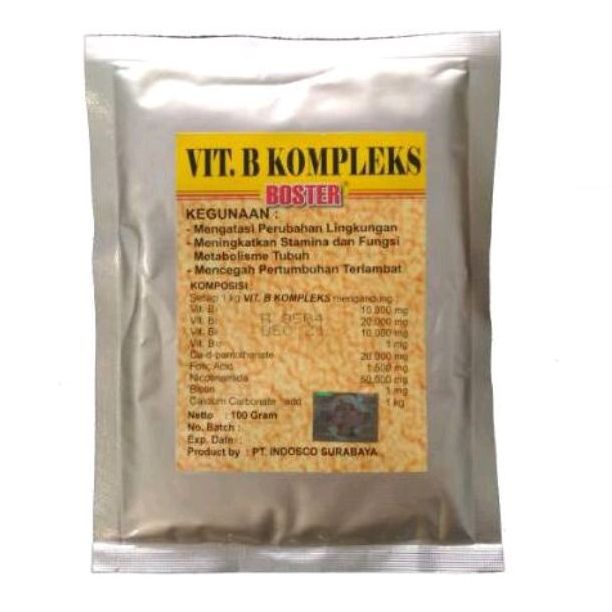 Jual BOSTER VITAMIN B KOMPLEKS COMPLEX SERBUK UNTUK HEWAN TERNAK SAPI ...