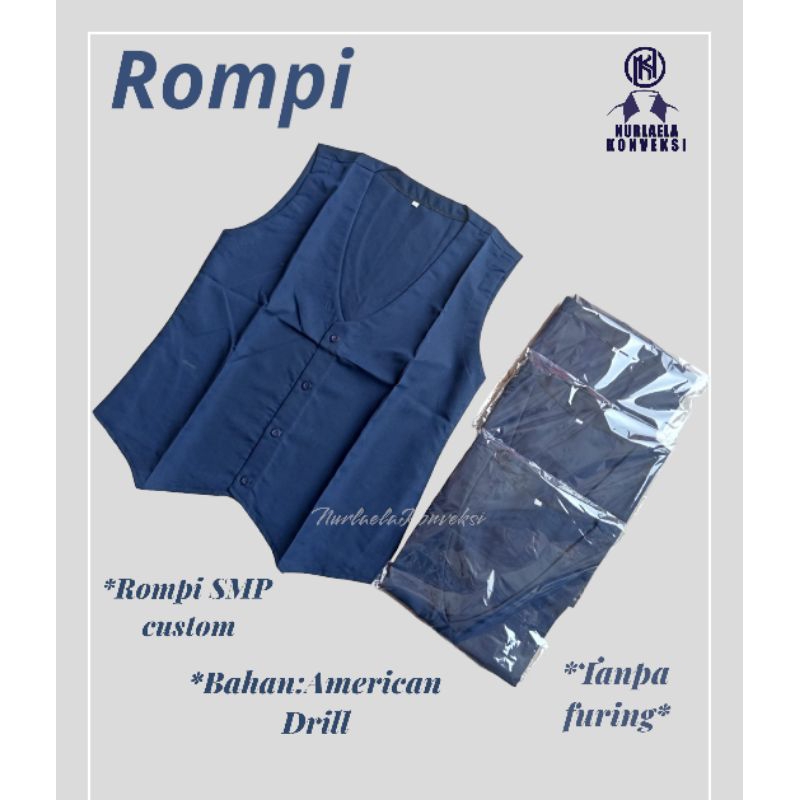Jual custom rompi SMP polos | Shopee Indonesia