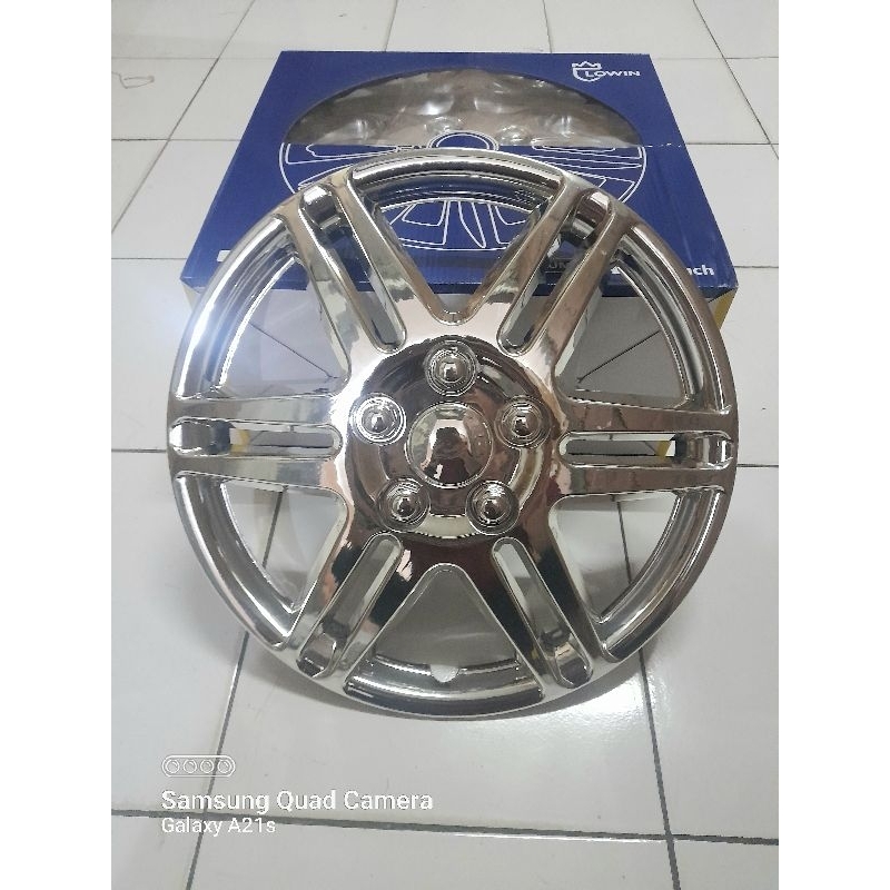 Jual DOP RODA COVER VELG STANDAR KALENG RING 14 CHROME | Shopee Indonesia