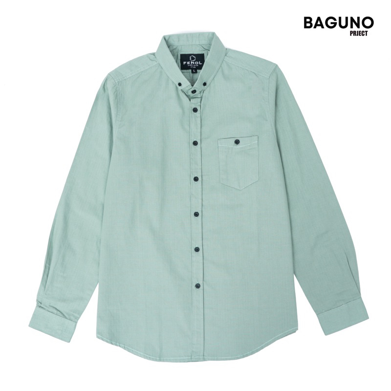 Jual ATASAN BAJU KEMEJA PRIA LENGAN PANJANG POLOS HIGH QUALITY KEMEJA ...