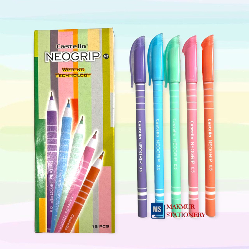 Jual Pulpen / Ballpoint / Pen Standard Castello Neogrip (12 Pcs ...