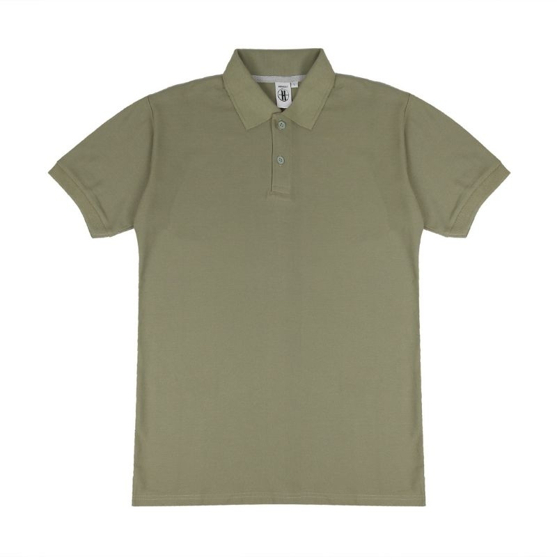 Jual HAMSHACKLE - POLO SHIRT - KAOS POLO OLIVE GREEN | Shopee Indonesia