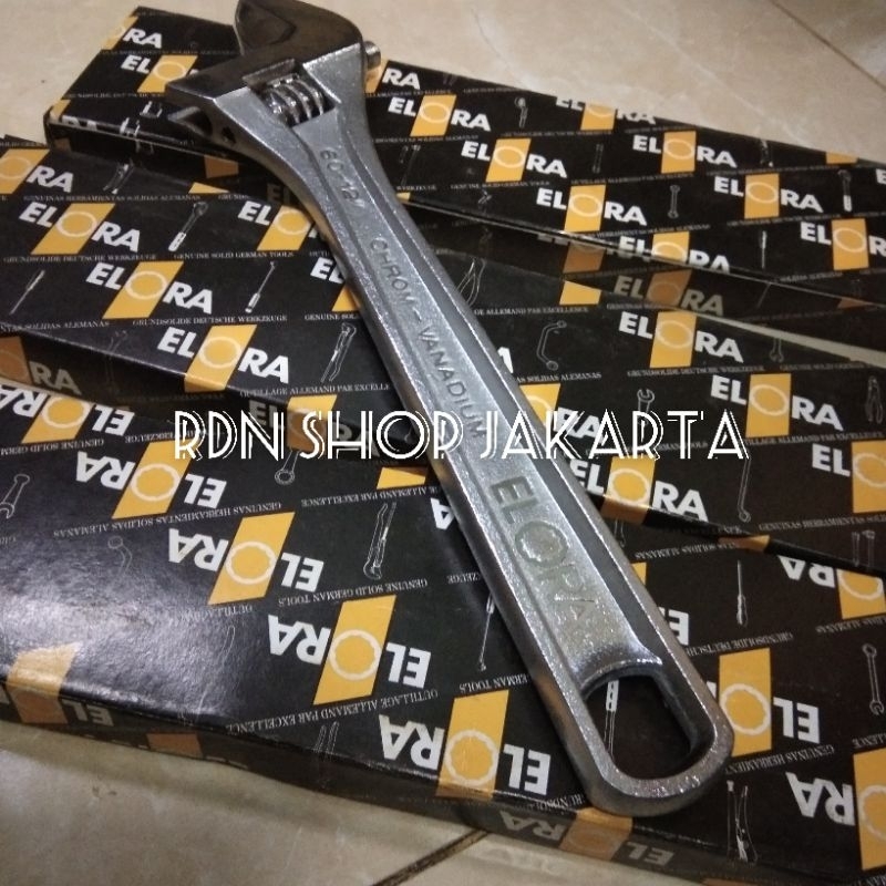 Jual Kunci inggris ELORA 12 inch Original adjustable wrench W- germany ...