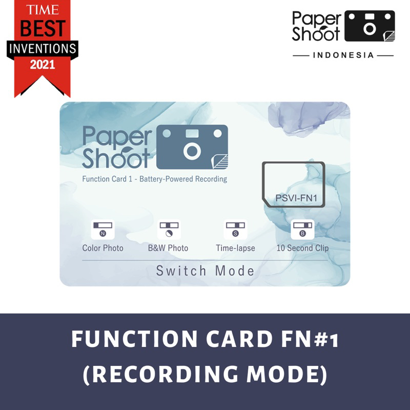 Jual Function Card (Recording Mode) for Paper Shoot Camera | Shopee ...