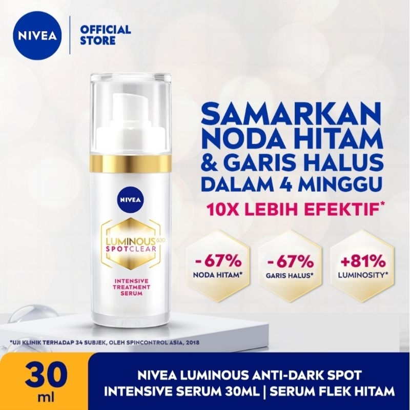 Jual NIVEA Luminous Anti-Dark Spot Intensive Treatment Serum 30ml ...