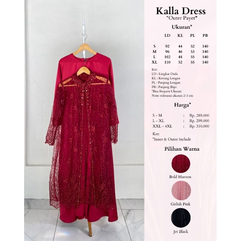 Jual Kalla Dress Raya Series by Kezia Label | Dress Hijab | Dress Hari ...