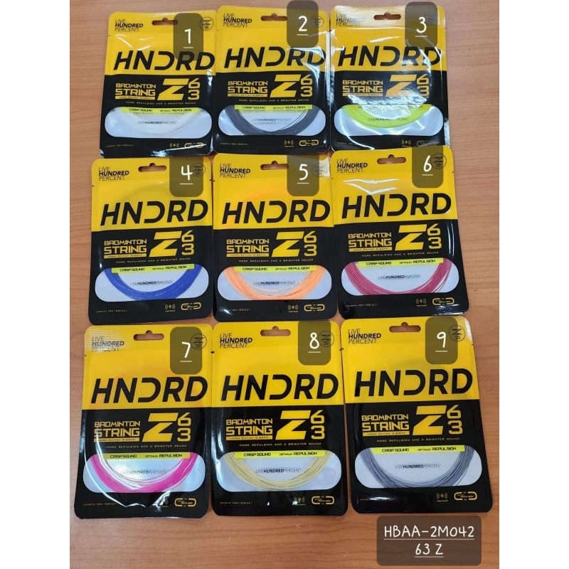 Jual Senar Raket Badminton Hundred HNDRD Z 63 Z63 Original | Shopee ...