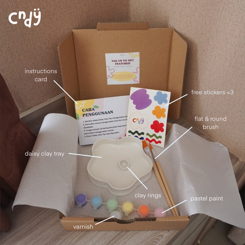 Jual Daisy Clay Tray DIY Kit | Shopee Indonesia