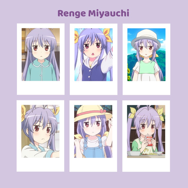 Jual Polaroid Anime Non Non Biyori Renchon Renge komari Natsumi Hotaru ...