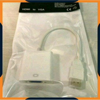 Jual [COD] KABEL ADAPTER KONEKTOR HDMI TO VGA CONVERTER / DARI LAPTOP KE PROYEKTOR / LAPTOP KE ...