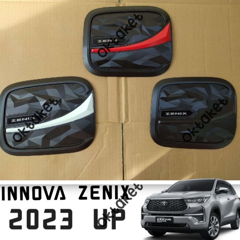 Jual tank cover tutup tangki Innova Zenix 2023 2024 Diamond Full Hitam ...