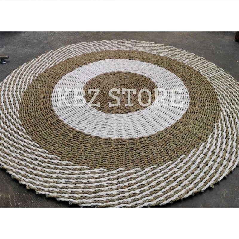 Jual Rug Seagrass Bulat 60cm / Karpet Anyaman Lantai / Background Foto ...