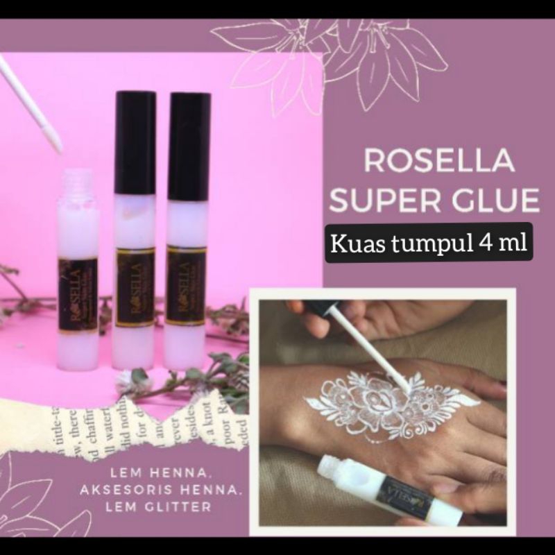 Jual lem henna rosella lem gliter lem tangan kulit | Shopee Indonesia