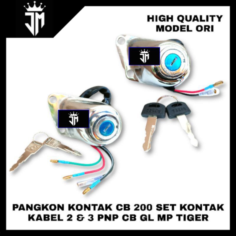 Jual PANGKON BREKET DUDUKAN KONTAK CB200 SET KONTAK KABEL 2 DAN KABEL 4 PNP CB 100 CB 125 CB 200 ...