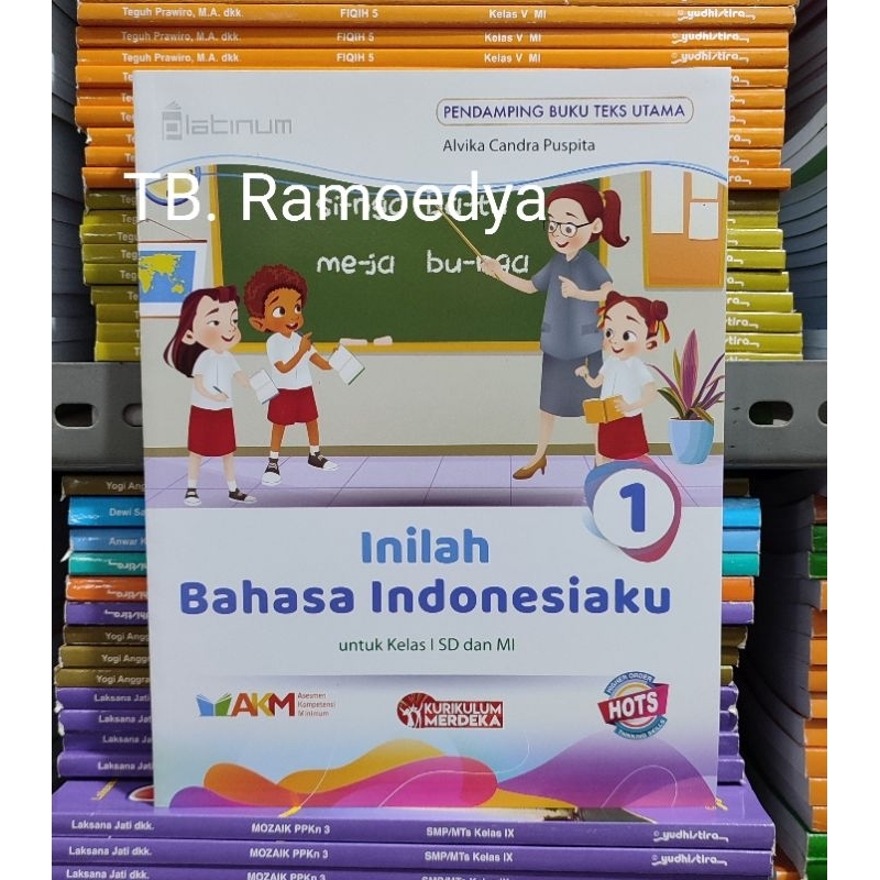 Jual Buku Bahasa Indonesia SD/MI kelas I Kurikulum Merdeka Platinum | Shopee Indonesia