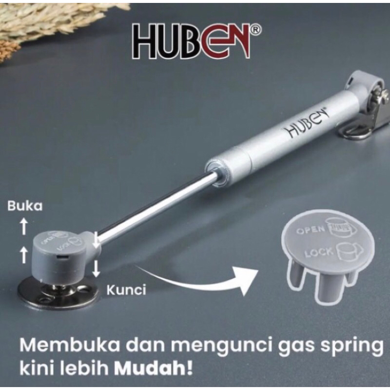Jual HUBEN GAS SPRING 150N 100N 80N 60N MINI HIDROLIK JOK PINTU RUMAH ...