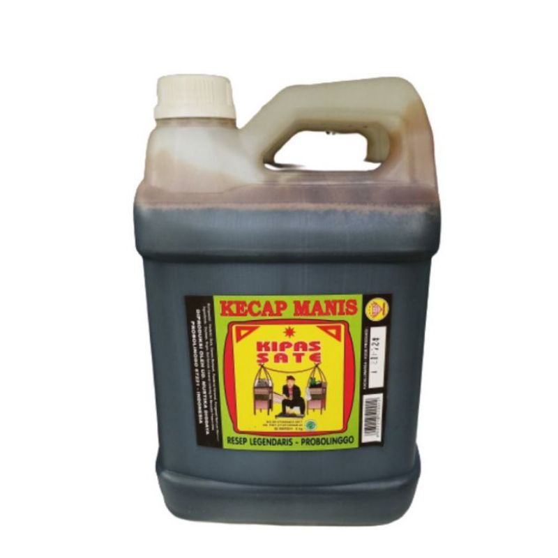 Jual KECAP MANIS CAP KIPAS SATE KEMASAN JERIGEN 6 KG | Shopee Indonesia