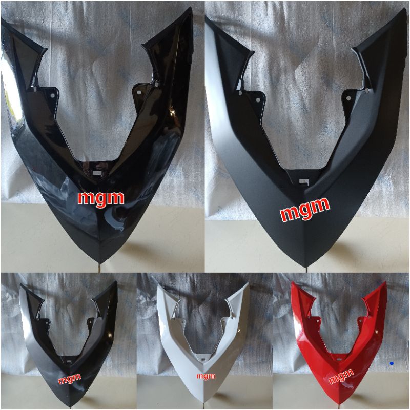Jual PANEL TAMENG DEPAN BESAR VARIO 125 150 LED HITAM HITAM DOF PUTIH ...