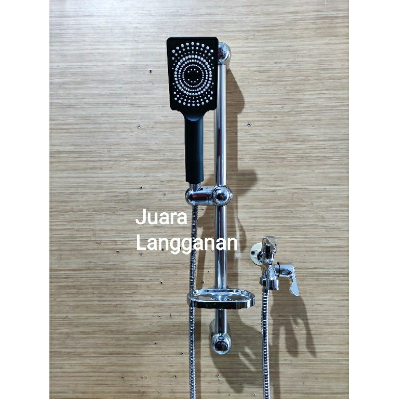 Jual Paket Tiang Shower Black. Shower Tiang Hitam. Shower Tiang Komplit ...