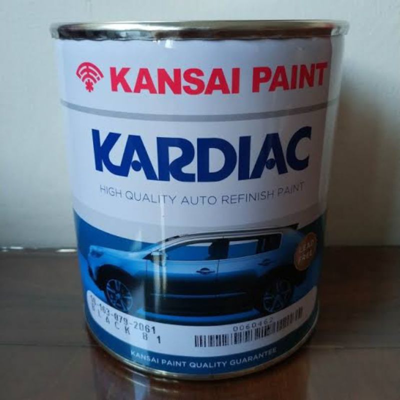 Jual CAT NC MOBIL KARDIAC BLACK 81 HITAM GLOSSY PEKAT KANSAI PAINT 1KG ...