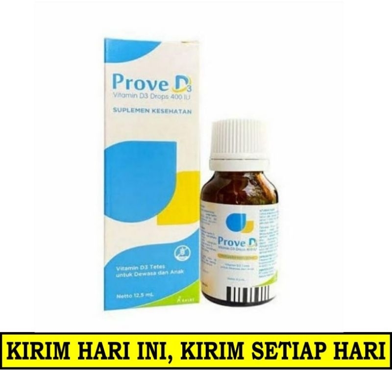 Jual Prove D3 Drop - Vitamin D3 400 IU Tetes 12,5ml untuk Dewasa dan ...