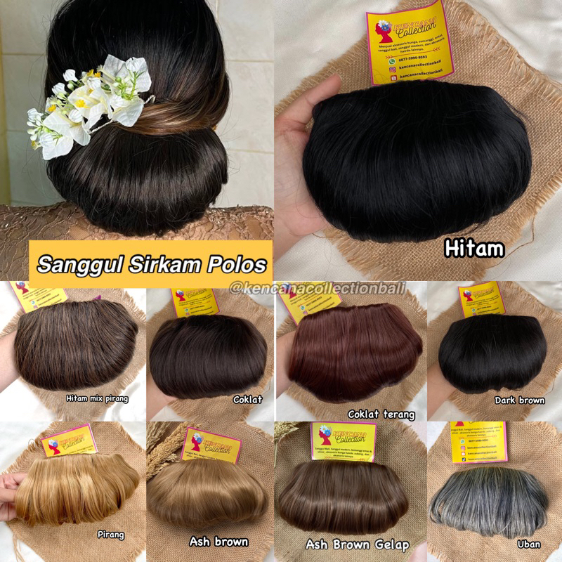 Jual sanggul Polos/sanggul wanita/ sirkam sanggul/ sanggul modern ...
