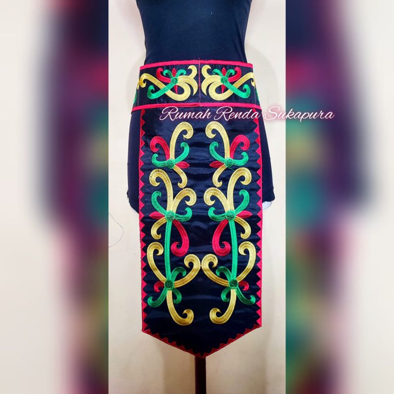 Jual bordir sabuk dayak / aksesoria tari dayak | Shopee Indonesia