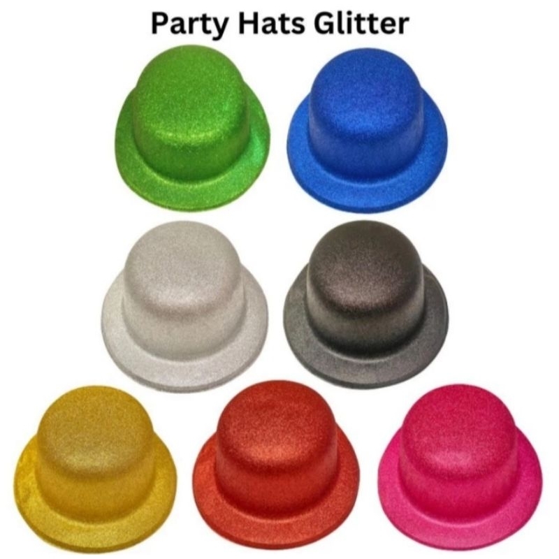 Jual Party Hats Glitter / Topi ultah pesta bling bling show | Shopee ...