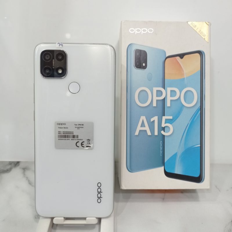 Jual Oppo A15 3/32GB Handphone Second Fullset Batangan Original ...