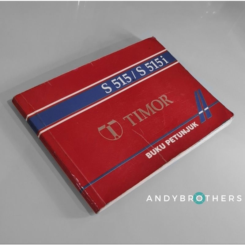 Jual Buku Manual Book Petunjuk Mobil TIMOR S515 S515i 96-99 ORIGINAL ...