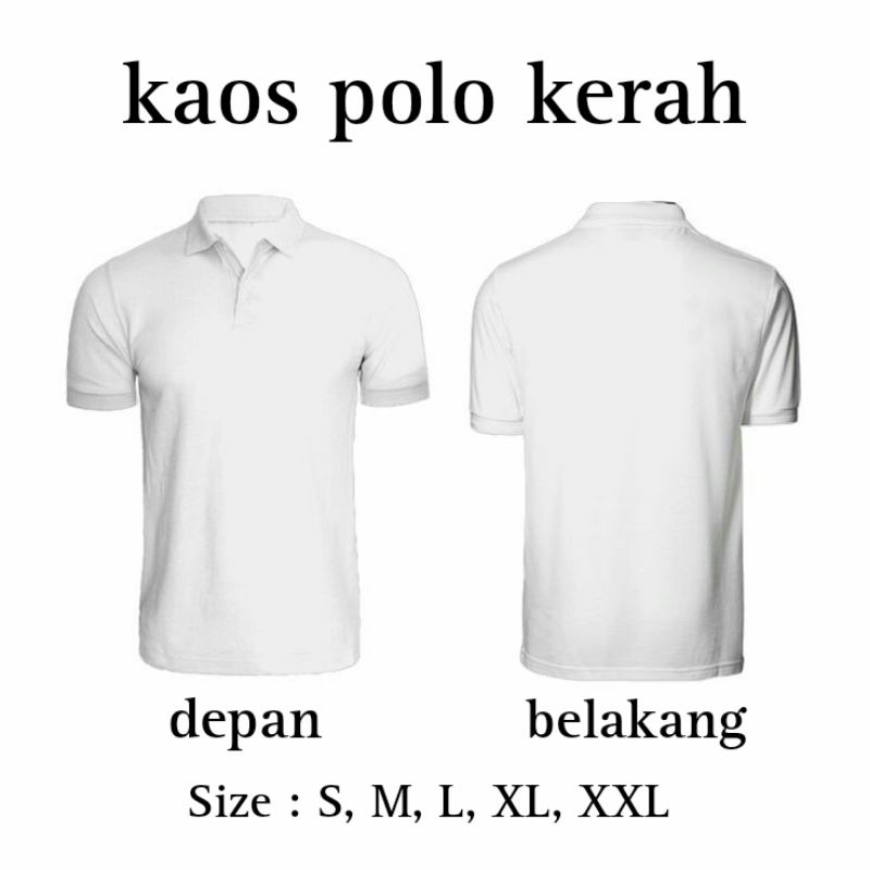 Jual Kaos Polo/kaos Kerah/baju polo/polo shirt | Shopee Indonesia