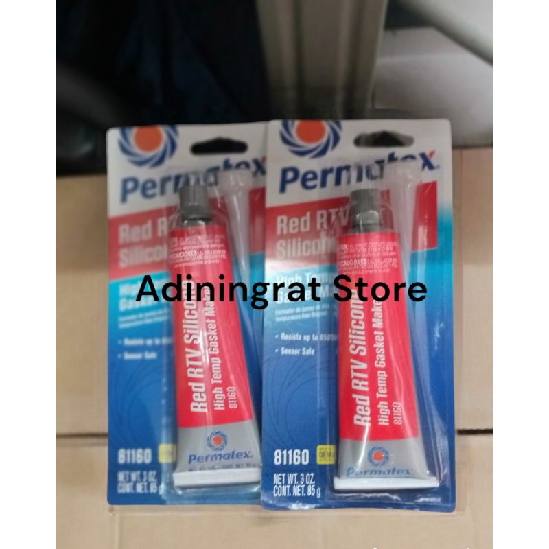 Jual Permatex Red RTV Silicone Gasket 85 gram Hi-Temp | Shopee Indonesia