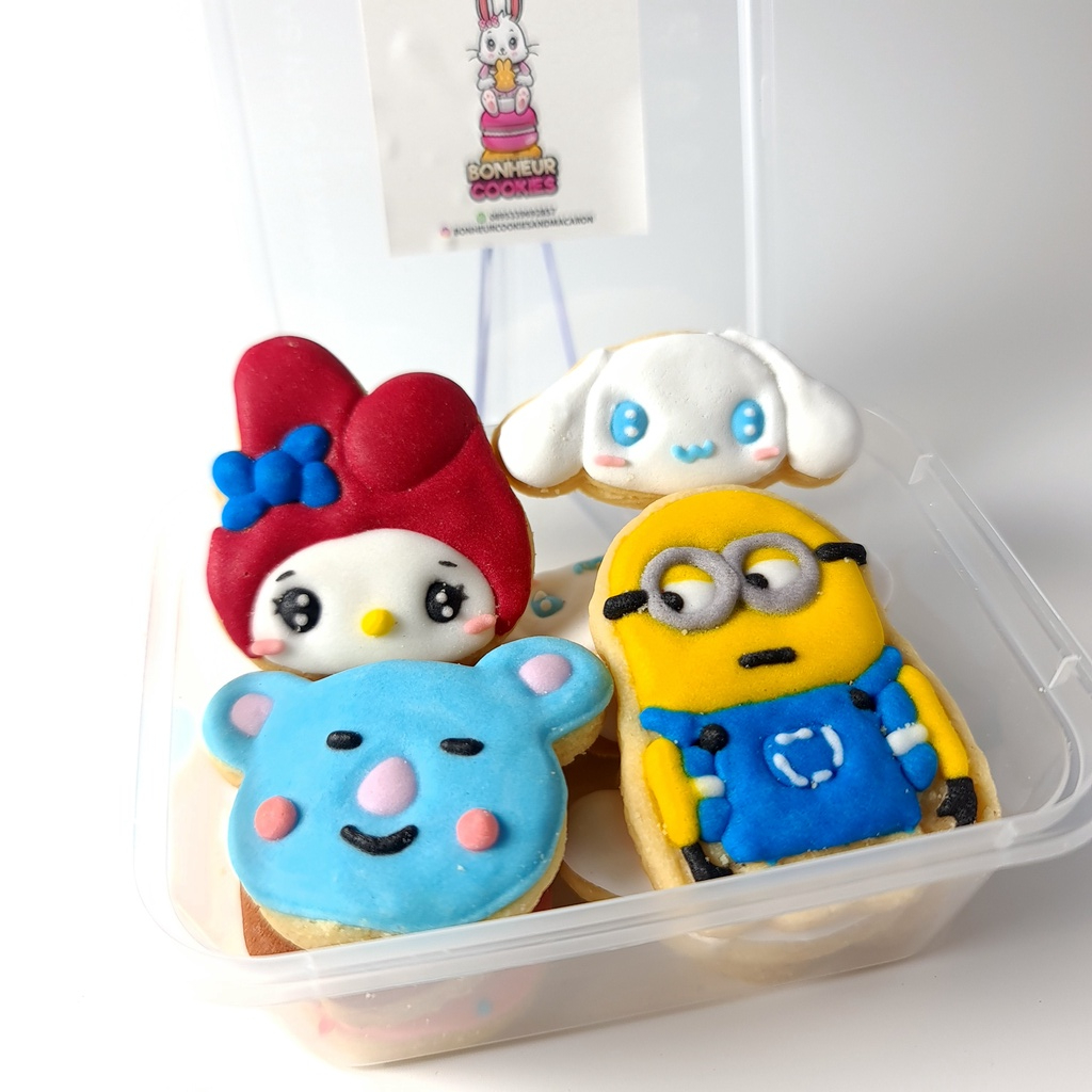 Jual cookies karakter kemasan isi 10 pcs mini cookies | Shopee Indonesia