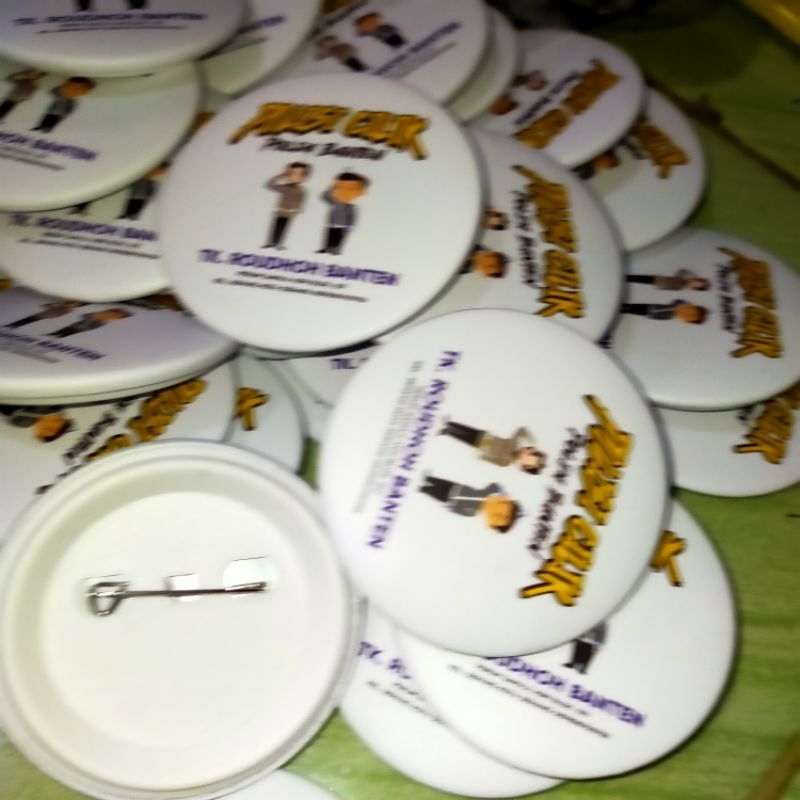 Jual Cetak Pin 44 mm Desain Custom | Shopee Indonesia