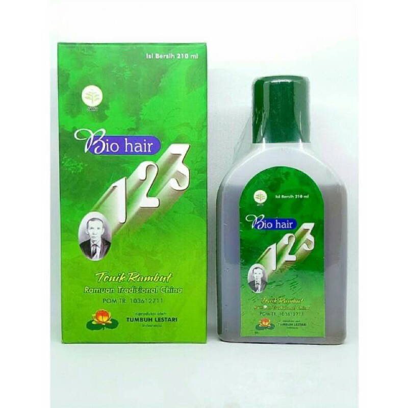 Jual BIO HAIR 123 TONIC 210ML ORIGINAL (HIJAU) | Shopee Indonesia