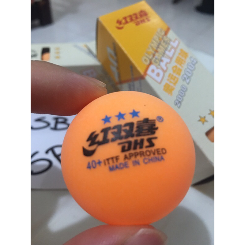 Jual BOLA PINGPONG DHS BINTANG 3 original | Shopee Indonesia