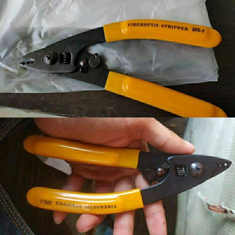 Jual Stripper CFS 3 HOLE Tang potong fiber Optik FTTH FO sripper cutter ...