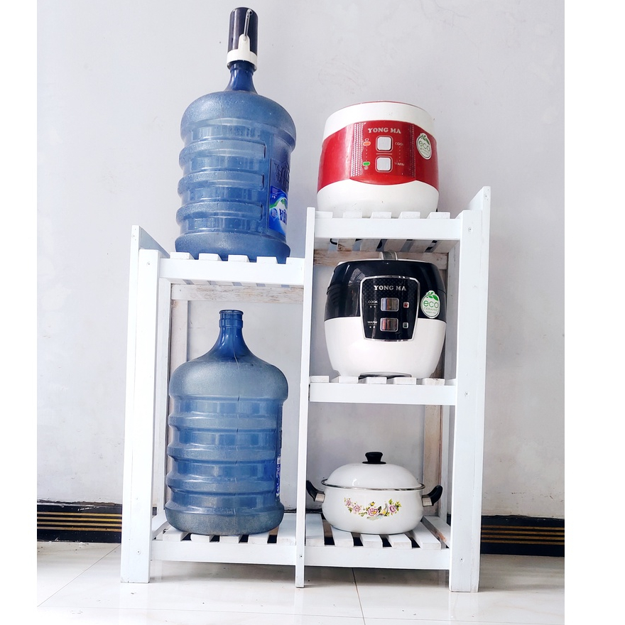Jual Meja Galon estetik 2 galon air 5 Susun Multifungsi Tempat Kompor ...