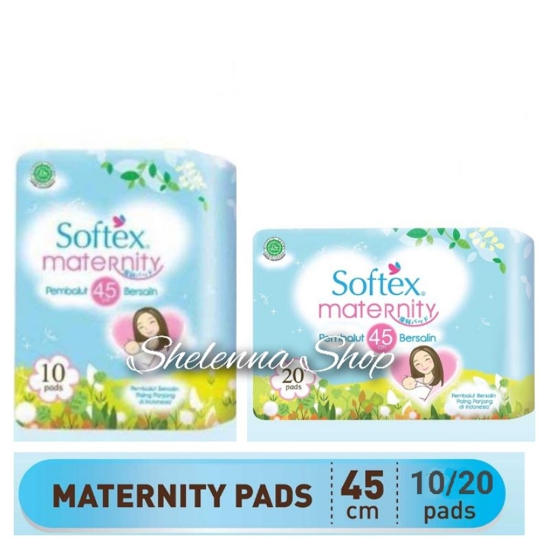 Jual SOFTEX MATERNITY 45cm 10s, 20s pembalut bersalin || Breast Pad ...