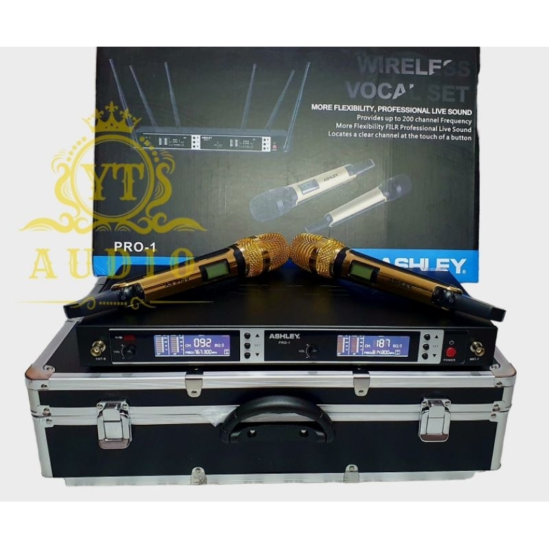 Jual Mic Wireless Ashley Pro 1 / Pro1 ORIGINAL ( Multi Channel ...