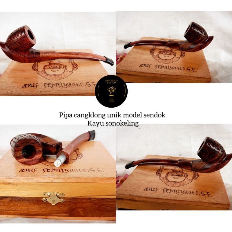 Jual pipa cangklong / cangklong model sendok kayu sonokeling | Shopee Indonesia