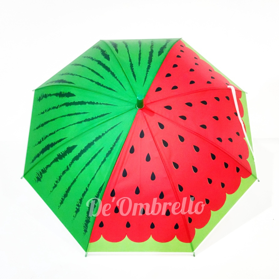 Jual (007F) Payung PVC Anak 8 Sisi Motif Mix Fruits/Payung Tongkat ...