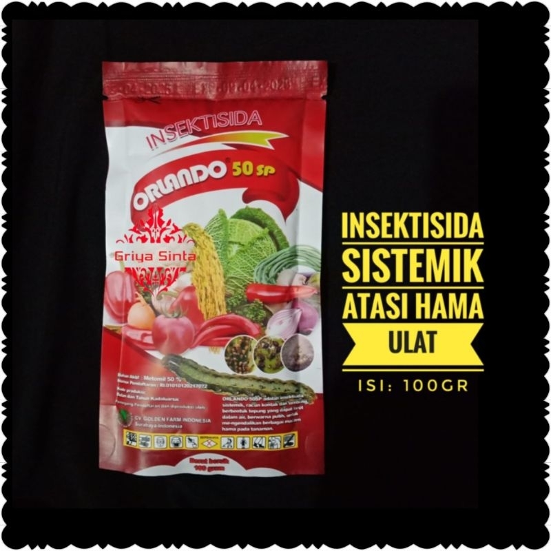 Jual Insektisida sistemik Orlando 50SP 100gr atasi hama ulat dan kutu ...