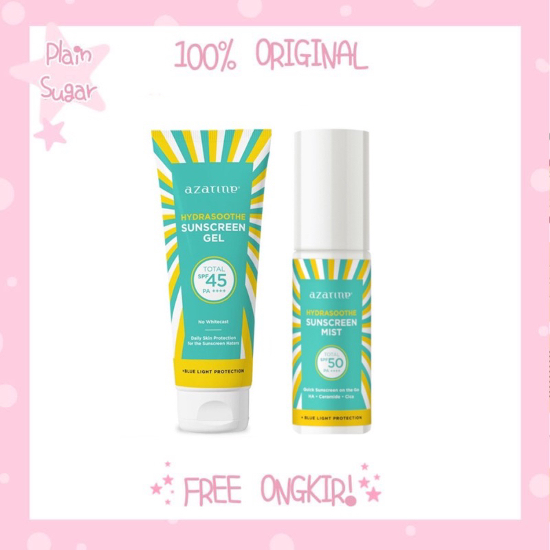 Jual (NEW) Azarine Hydrasoothe Sunscreen Gel SPF 45 PA++++ 50 ml ...