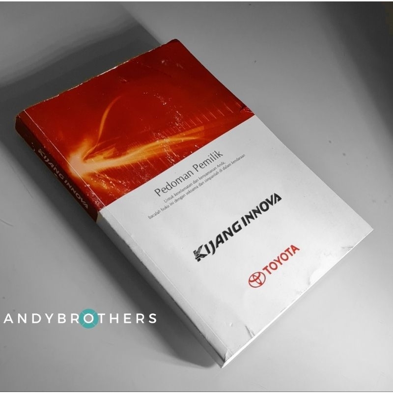 Jual Buku Manual Book Pedoman Pemilik mobil Toyota Kijang Innova TGN40 ...